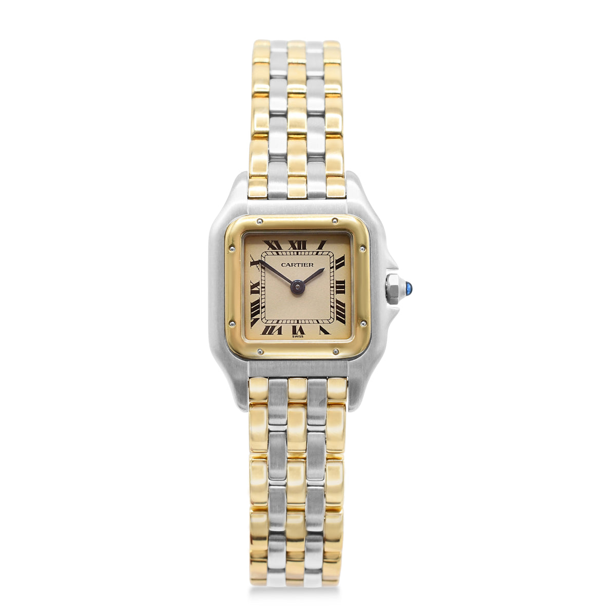 Pre-Owned Cartier 22mm 3 Row Panther Quartz Watch I S&R