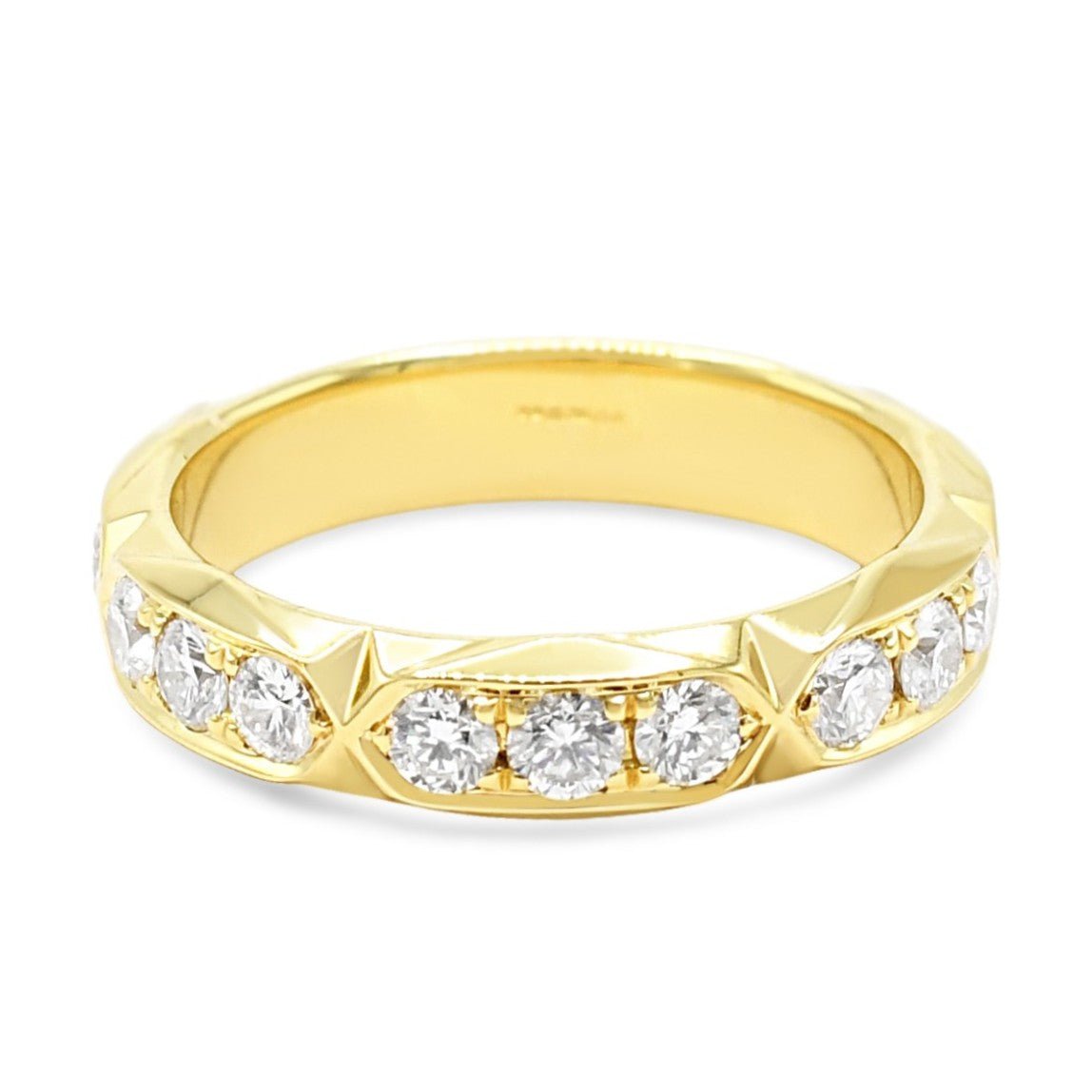 Boodles Twelve Stone Brilliant Cut Diamond Ring - 18ct Yellow Gold