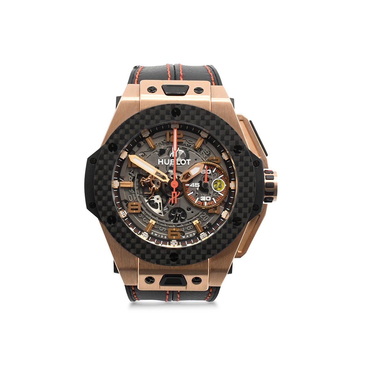 Pre-Owned Hublot Big Bang Ferrari Skeleton Watch I S&R