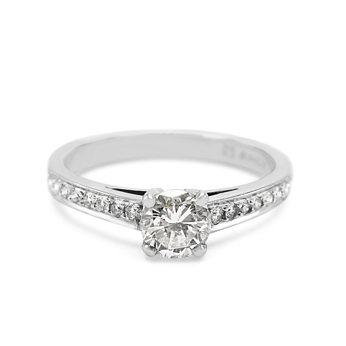 Pre-Owned Solitaire Brilliant Cut Diamond Ring I S&R