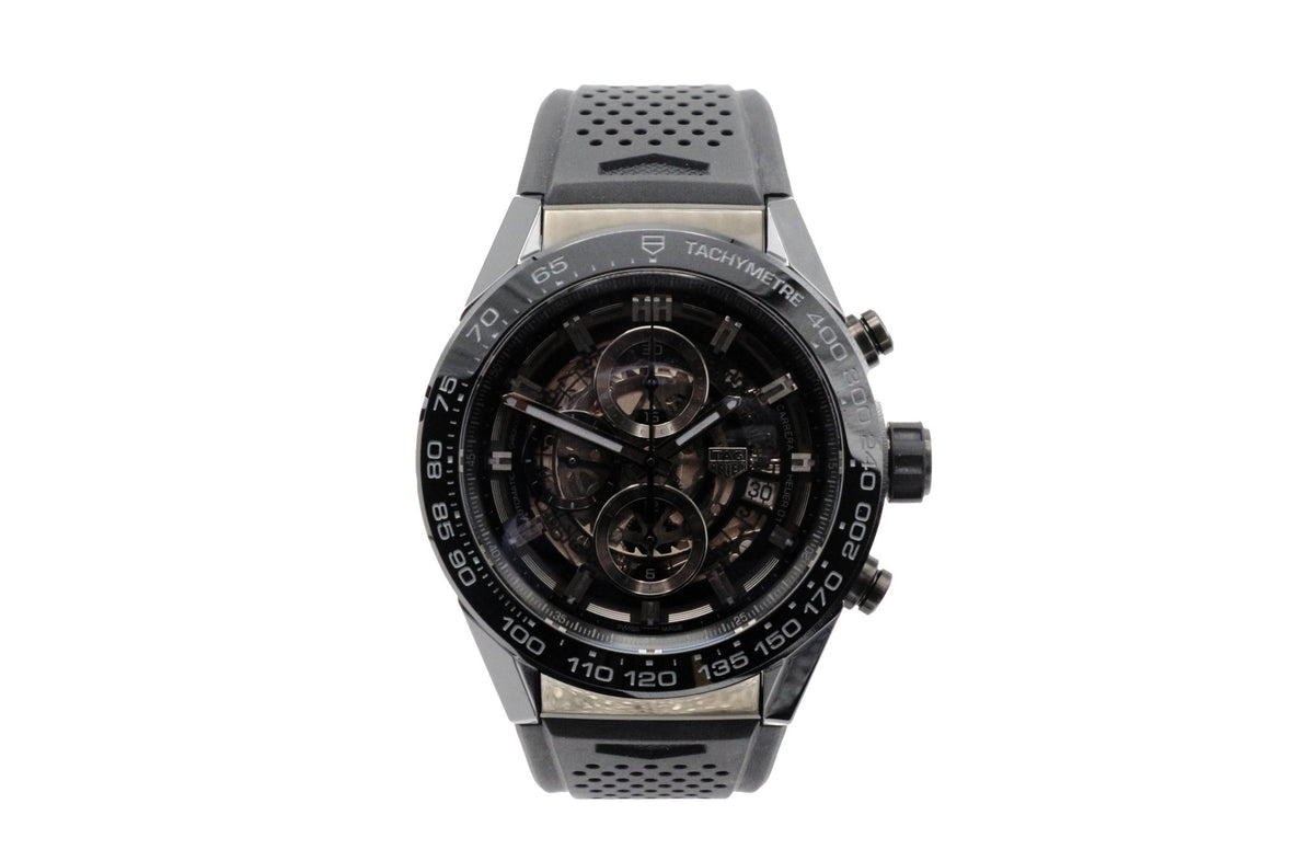 Pre-Owned TAG Heuer Carrera Skeleton Chronograph Watch I S&R