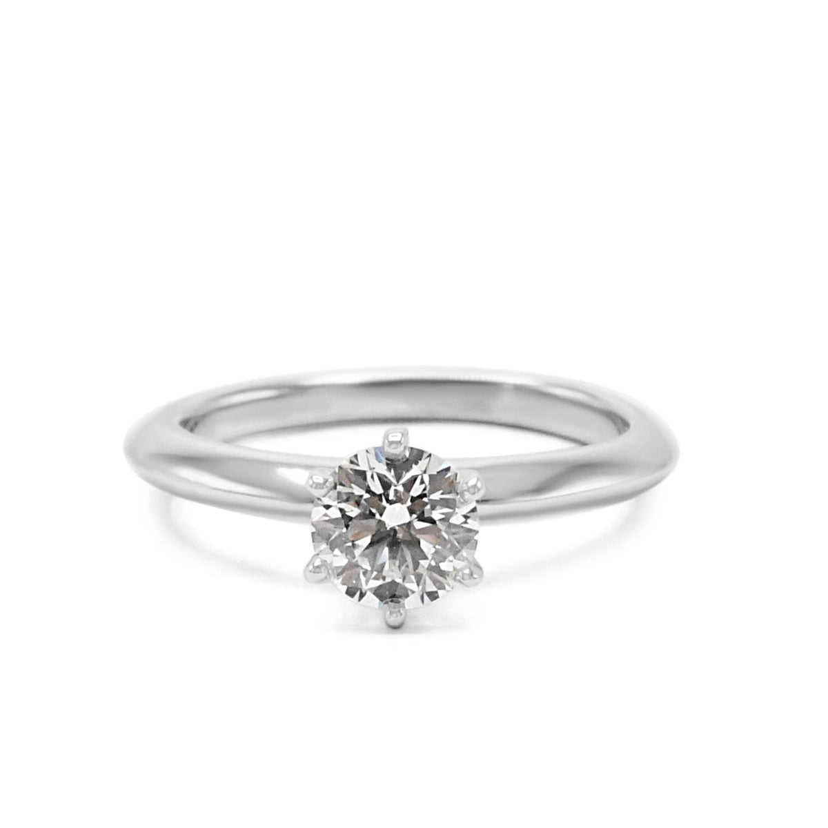 Pre-Owned Tiffany & Co. Solitaire Diamond Ring - Platinum I S&R