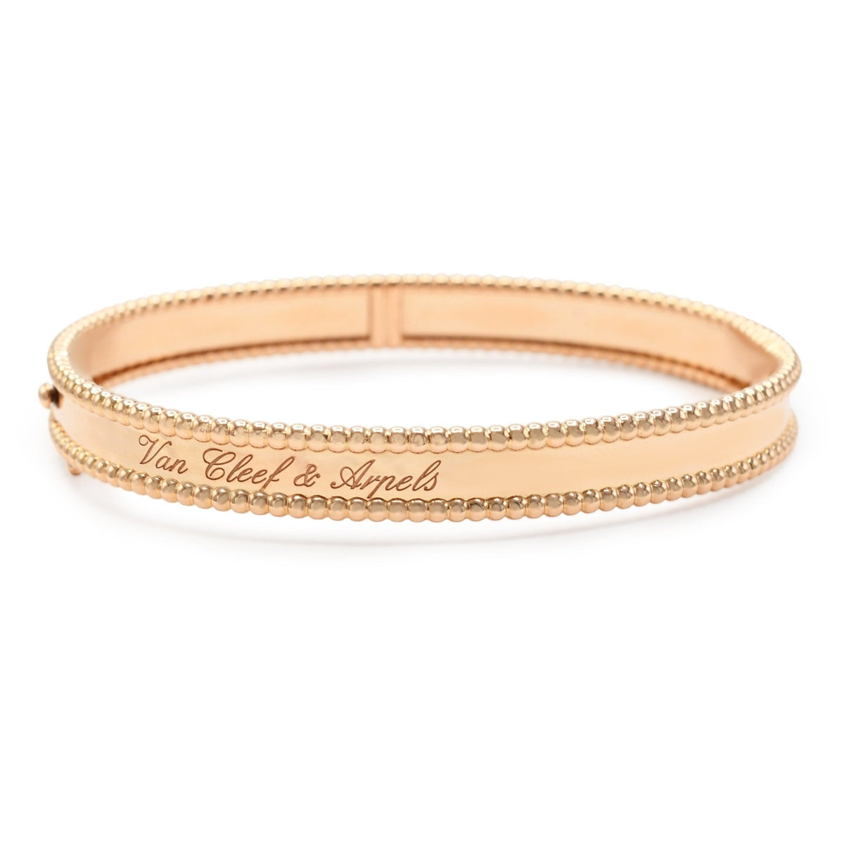 Pre-Owned Van Cleef & Arpels Perlée Bangle- 18ct Gold I S&R